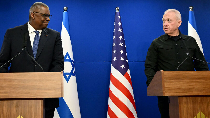 Austin takes firmer stance on Gaza war with Israel’s defense chiefs ...