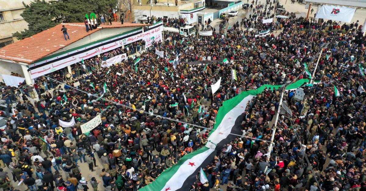 Syrians celebrate 10 years of revolution, committed to their goal - AL ...