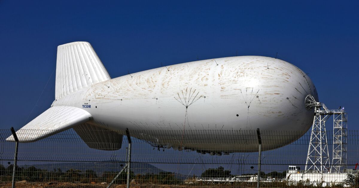 Israel floats trial for new balloon-based drone, missile-detecting ...