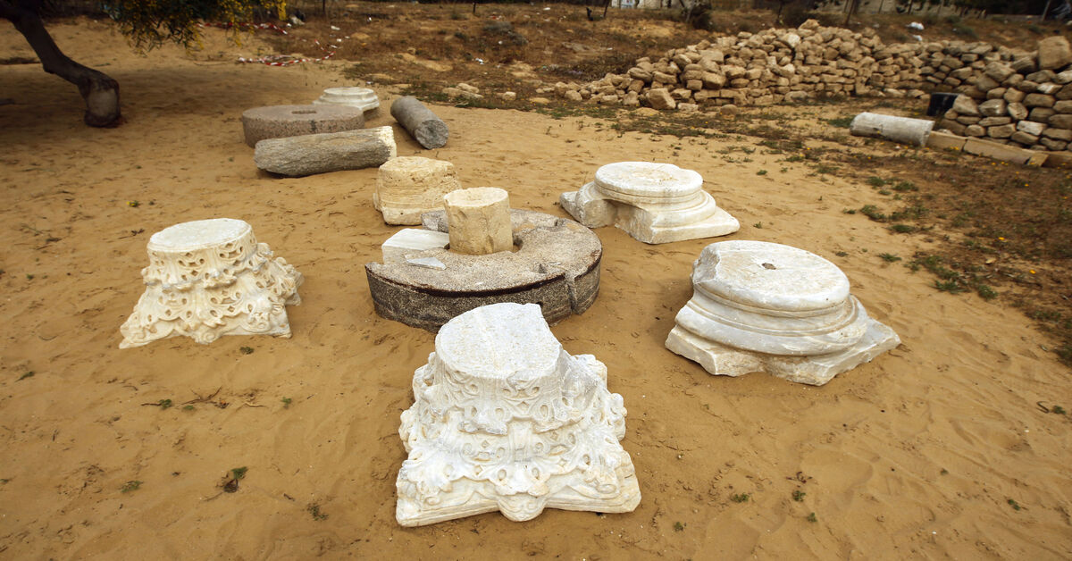 Ancient Gaza monastery restored by unemployed young Palestinians - AL ...