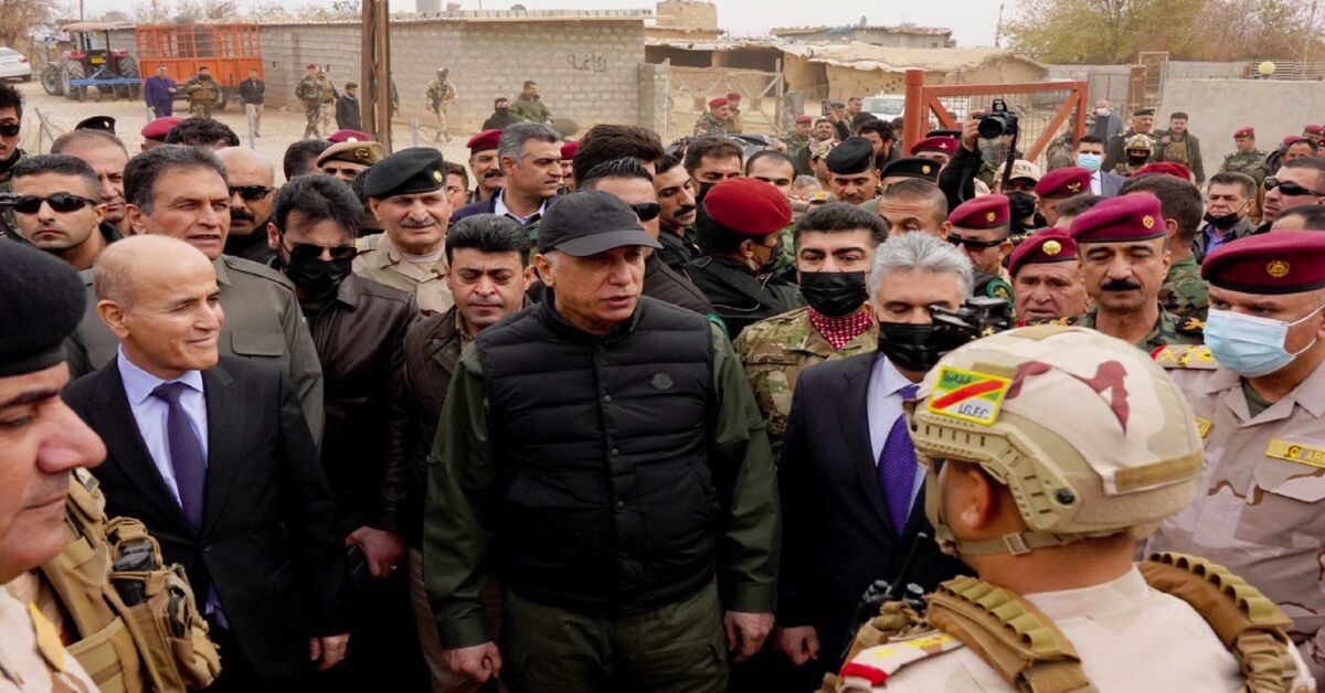 Iraqi prime minister visits site of Islamic State attack - AL-MONITOR ...