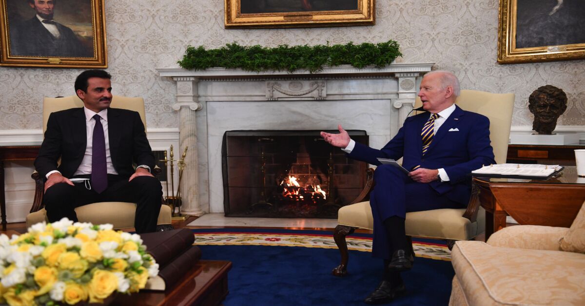 Iran on the agenda as Qatar emir meets Biden - AL-Monitor: The Middle ...