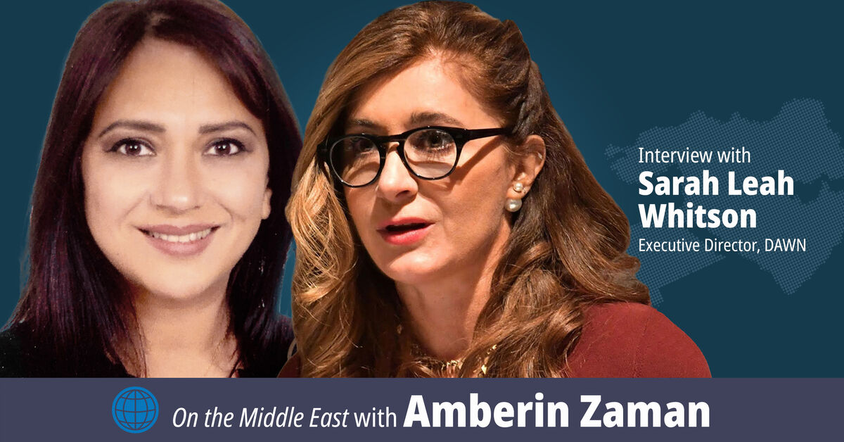 Human rights defender Sarah Leah Whitson says Turkey’s cynical U-turn ...