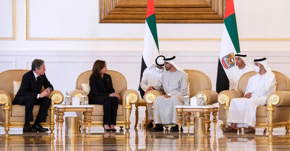 Kamala Harris leads high-level US team to meet new UAE leader - AL ...
