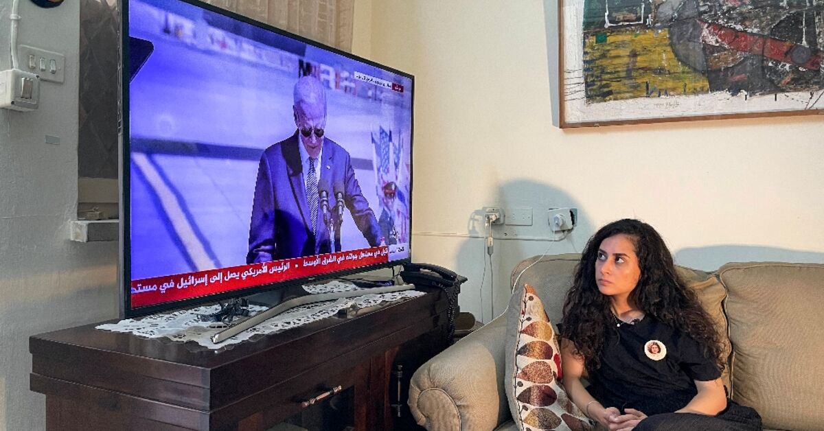 Slain Palestinian reporter's family 'outraged' as Biden arrives in ...