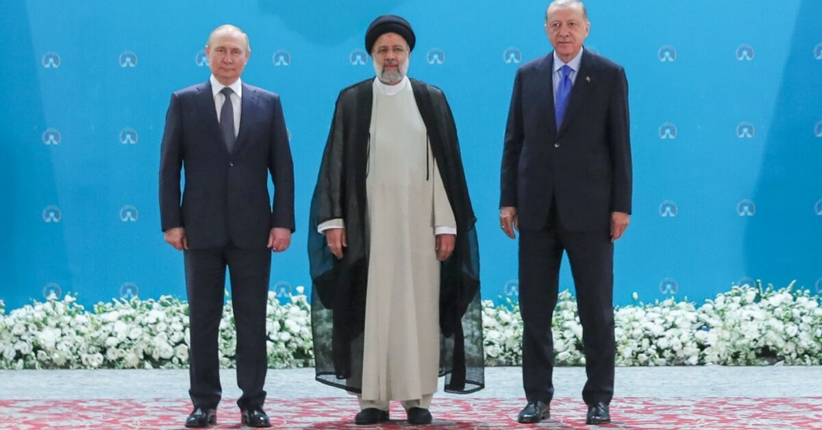 Erdogan presses case against Syria's Kurds at Iran-Russia-Turkey summit ...