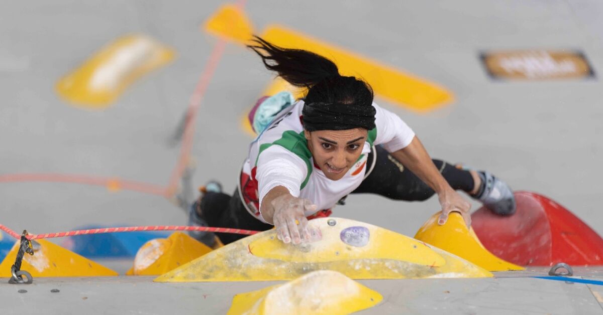Iranian greeted as hero after competing without hijab - AL-Monitor: The ...