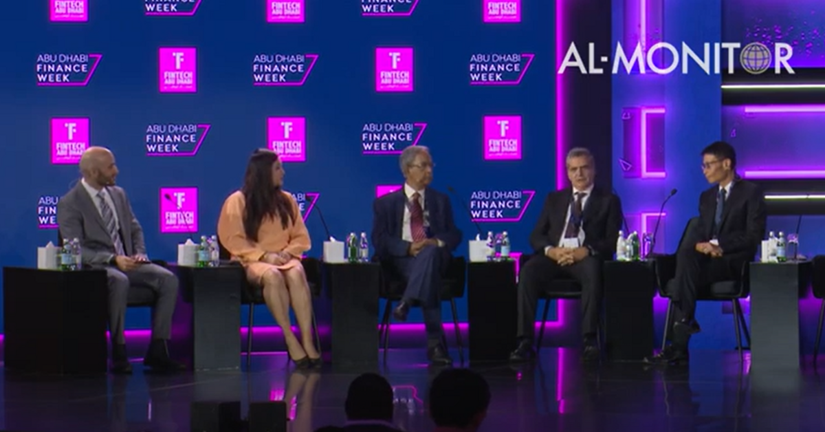 Al-Monitor moderates panel on innovation risk at Abu Dhabi Finance Week ...