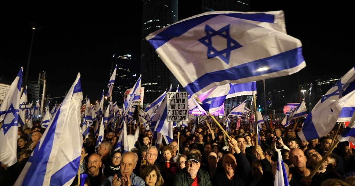 Former PM joins mass rally against Israel govt - AL-Monitor: The Middle ...