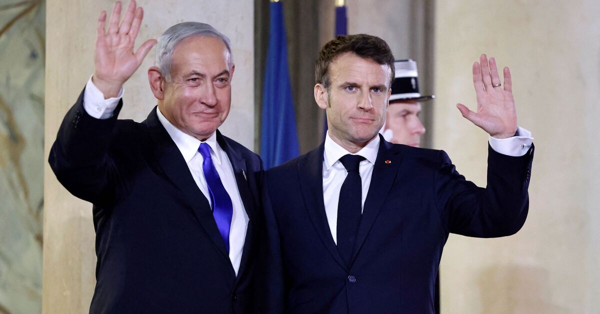 Israel's Netanyahu echoes 'shared estimate' with France on Iran ...