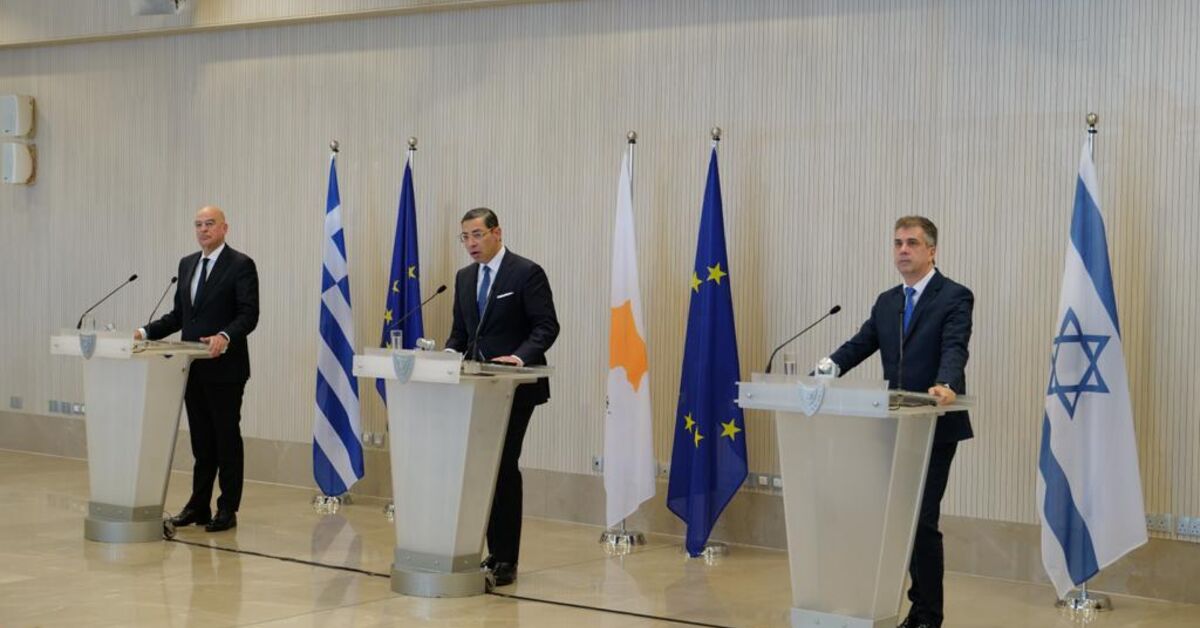 Israeli, Cypriot, Greek FMs discuss Iran's IRGC in Cyprus meeting - AL ...