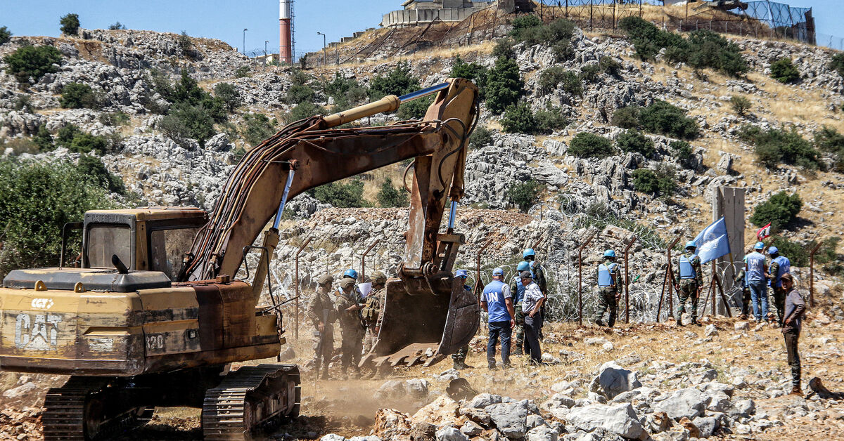Lebanon builds road on Israeli border, as tensions with Hezbollah ...