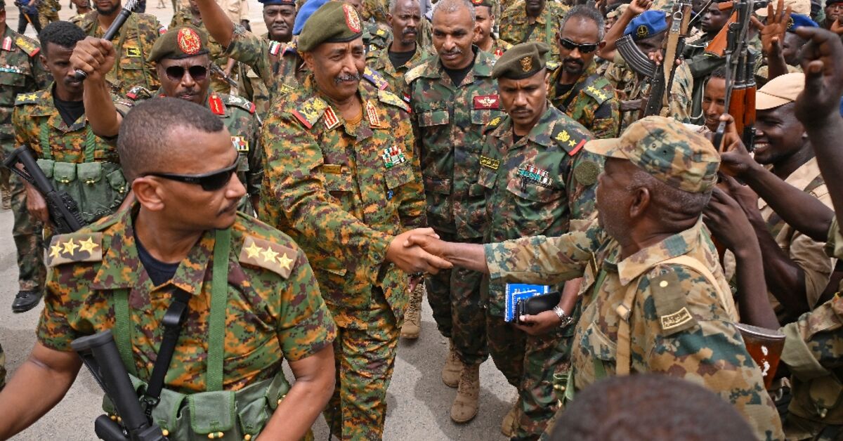 Sudan army chief makes defiant speech, demanding end of 'rebellion ...