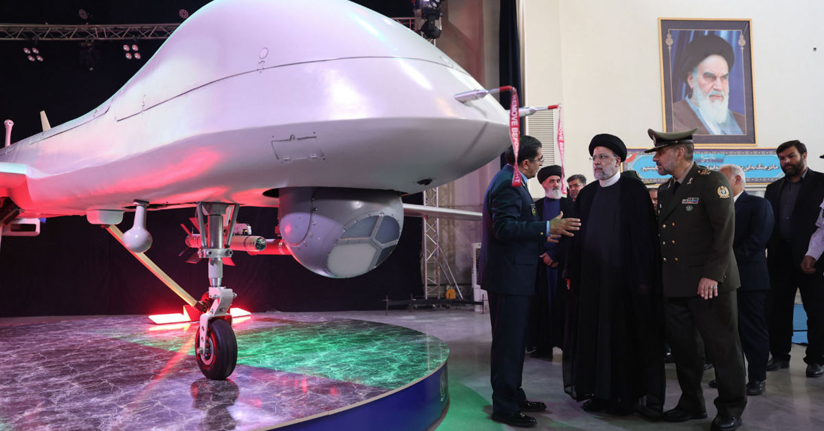 Iran unveils new armed drone, defying pressure over shipments to Russia ...