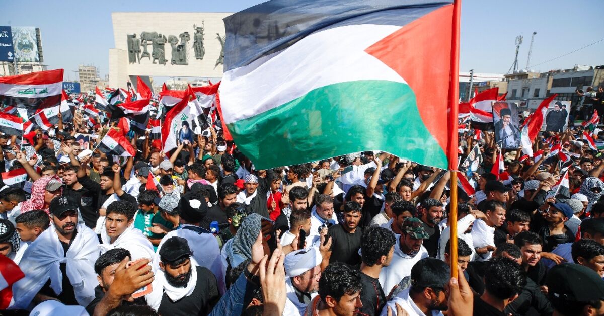 Thousands protest across Middle East in support of Palestinians - AL ...