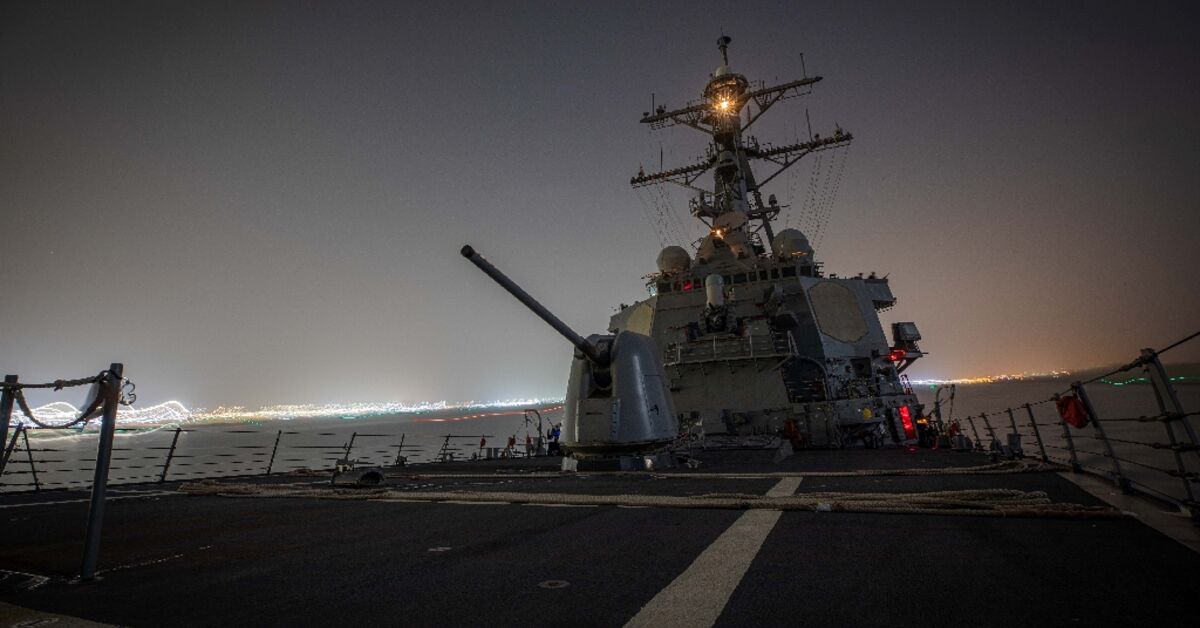 US says its destroyer downs 14 drones in Red Sea launched from Yemen ...