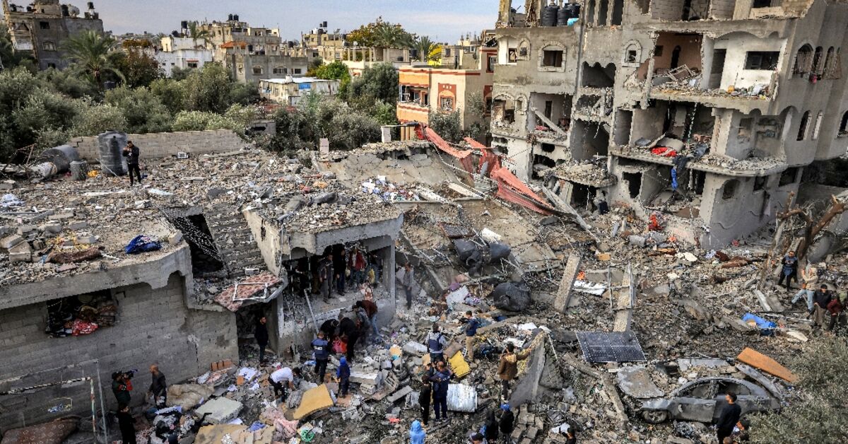 Gaza refugee camp in ruins after Israeli strike - AL-Monitor: The ...