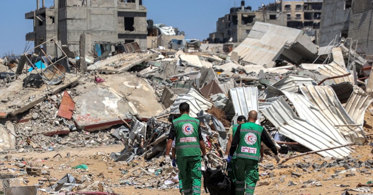 Gaza doctors process 200 days of war from devastated hospital's rubble ...