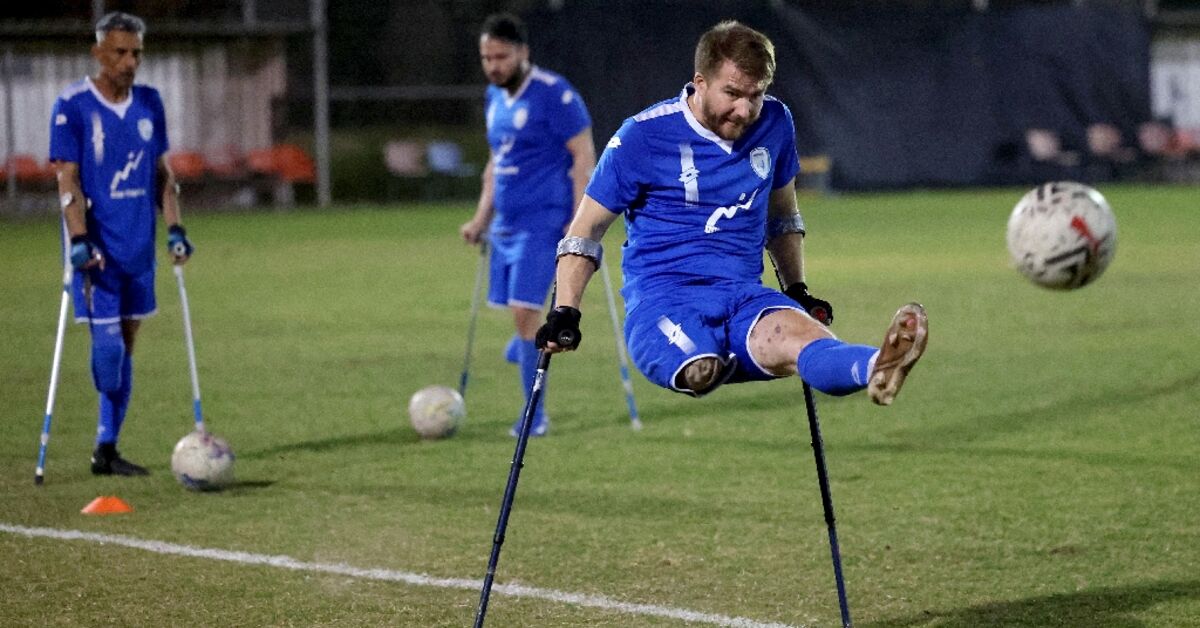 October 7 survivor is star of Israel's amputee football team - AL ...
