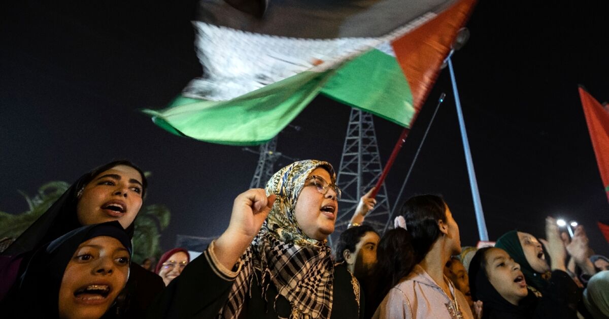 Moroccan protesters denounce 'massacres' in Gaza - AL-Monitor: The ...
