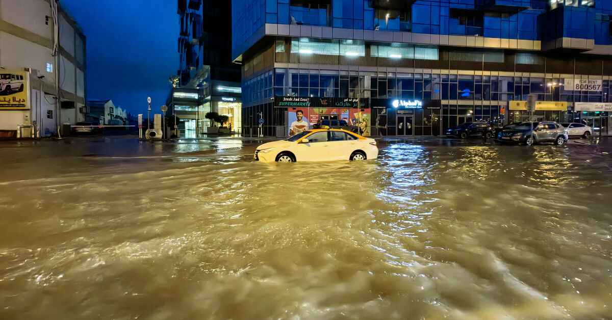 Dubai floods bring travel to halt after heaviest UAE rainfall on record ...