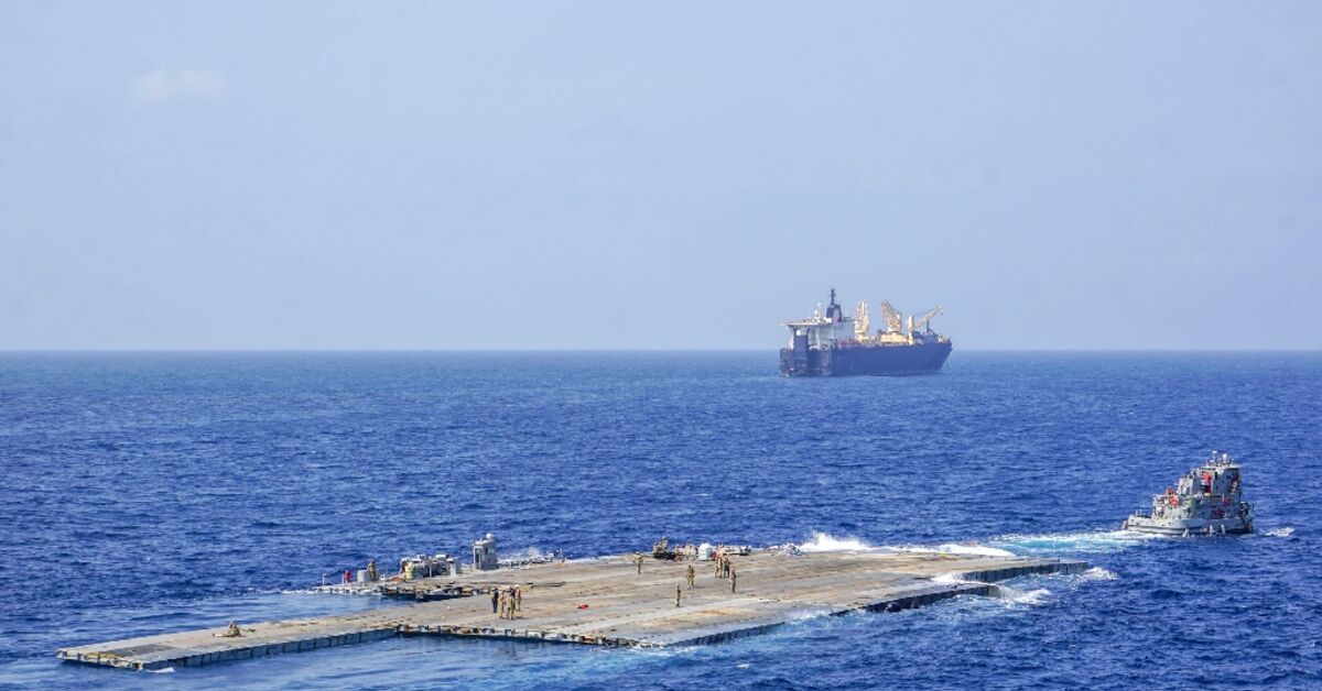 US military says aid pier anchored to Gaza beach - AL-MONITOR: The ...