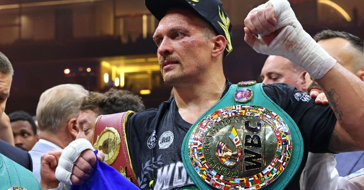 Usyk beats Fury to become undisputed world heavyweight boxing champion ...
