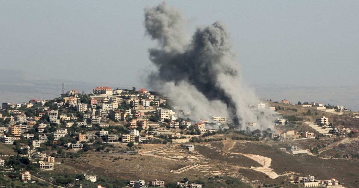 Two dead, fires in south Lebanon after Israeli strikes: state media ...