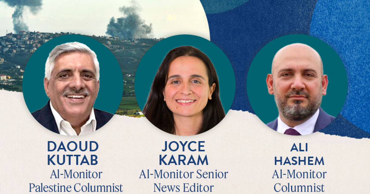 The Israel-Hamas War: Live Q&A with Ali Hashem, Joyce Karam, and Daoud Kuttab - AL-Monitor: The ...