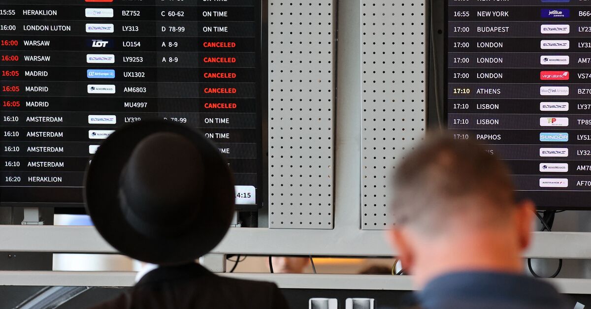 Travelers scramble as airlines cut flights amid fear of Iran-Israel war ...