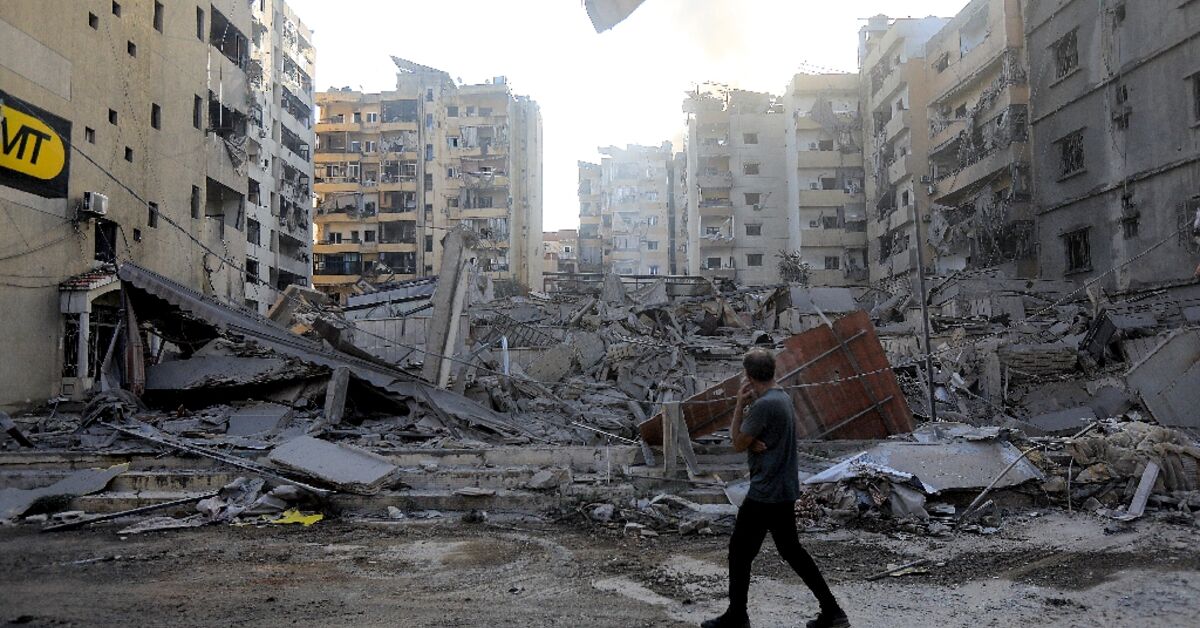 South Beirut residents check damage after 'most violent night' - Al ...