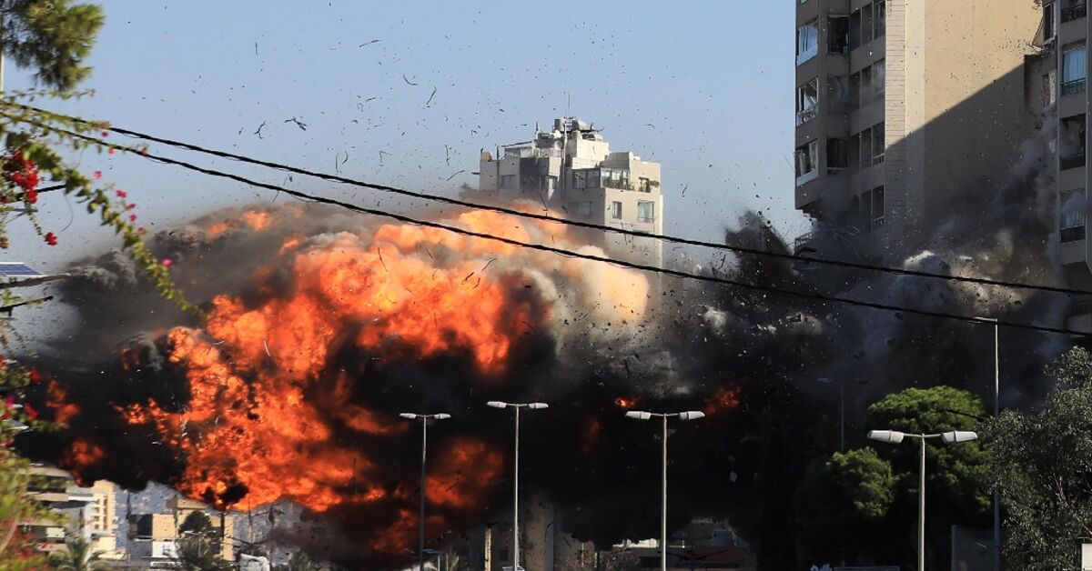 Heavy strikes hit south Beirut after Israel evacuation call - AL ...