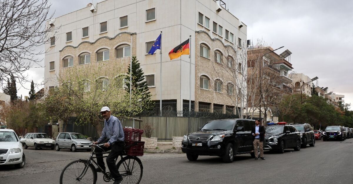 German foreign minister on Syria visit reopens Damascus embassy - AL ...