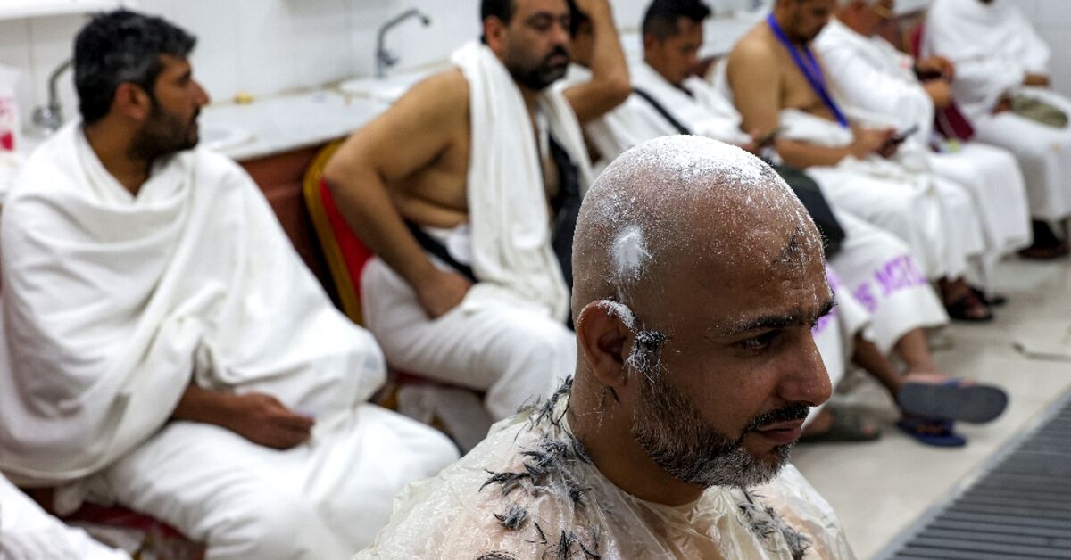 Inside Saudi's hajj-only barbershop, shaving thousands of heads in a ...