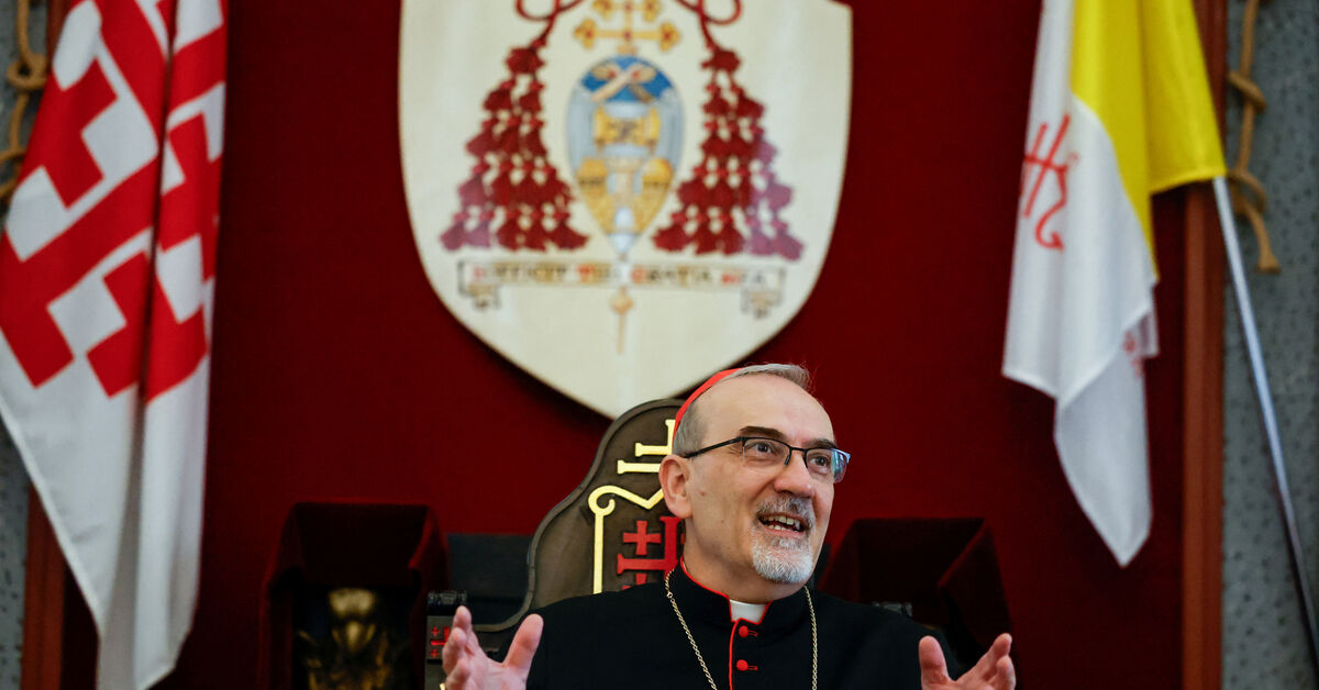 Cardinal brings aid to Gaza after Israeli strike on Catholic church ...