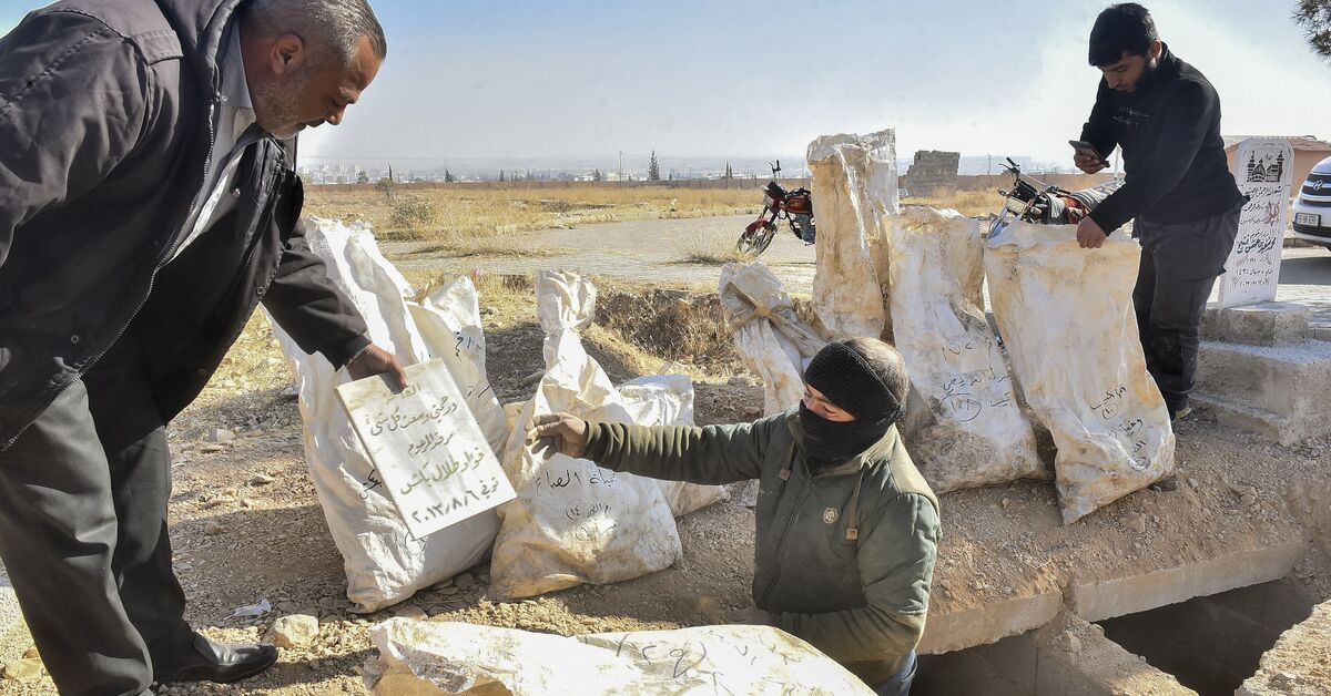 Nine bodies unearthed in Latakia mass grave, one of dozens found in ...
