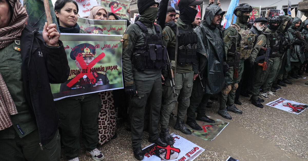 Syria declares 'closed military zone' east of Aleppo as Kurds protest ...