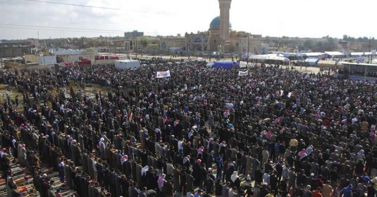 Sunni Sheikh Takes Larger Role In Protests Against Maliki - AL-Monitor ...