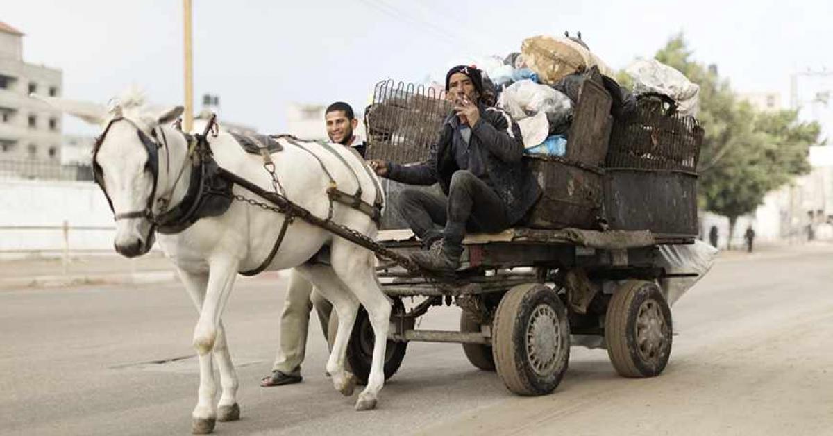 Animal carts collect Gaza's garbage due to siege - AL-MONITOR: The ...