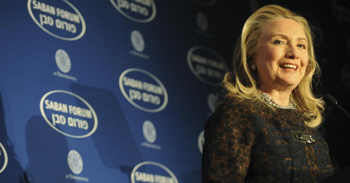 Should Hillary promote the Clinton Parameters? - AL-Monitor: The Middle ...