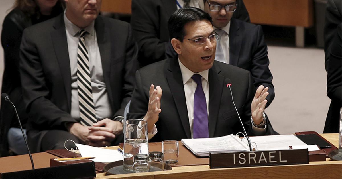 Israeli envoy reflects on time at UN - Al-Monitor: The Middle Eastʼs ...