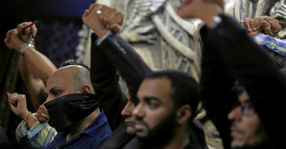 In battle for rights, Egypt's journalists face off with parliament - AL ...