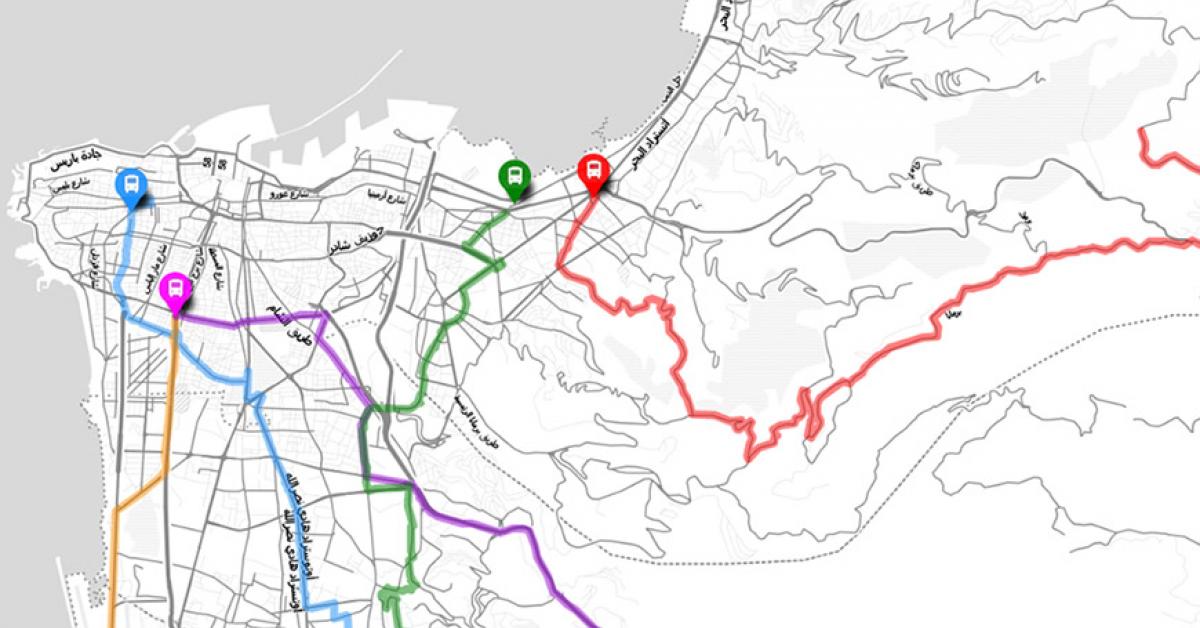 Bus Map Project to untangle Beirut's bewildering transit routes - AL ...