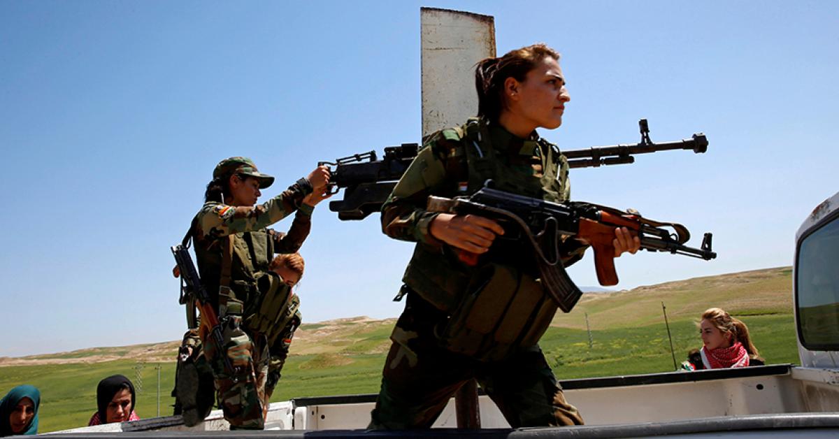 Iraqi women join battle against Islamic State - AL-Monitor: The Middle ...
