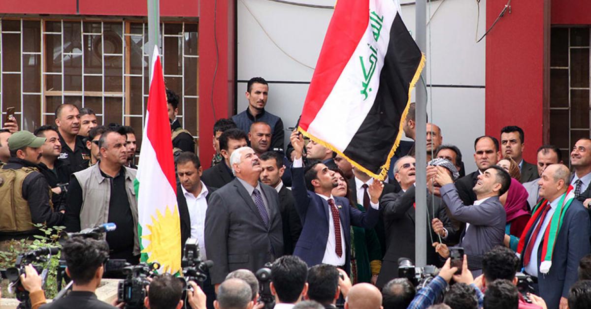 Kurdish flag fans controversy in Iraq's Kirkuk - AL-MONITOR: The Middle ...