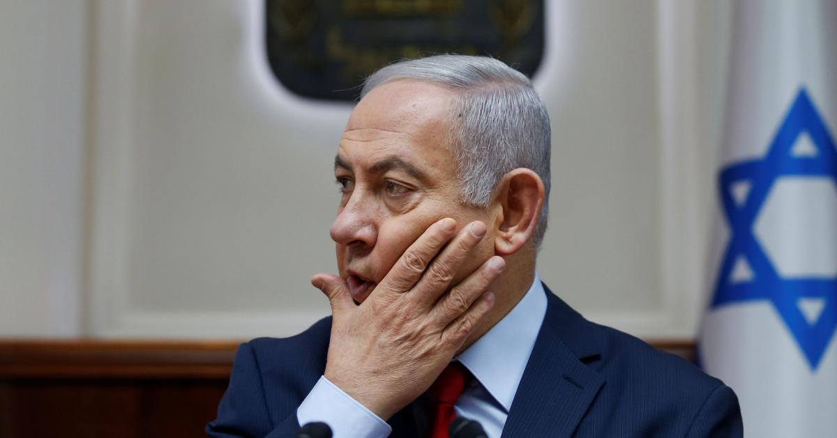 Visibly shaken Netanyahu blows live TV address - AL-Monitor: The Middle ...