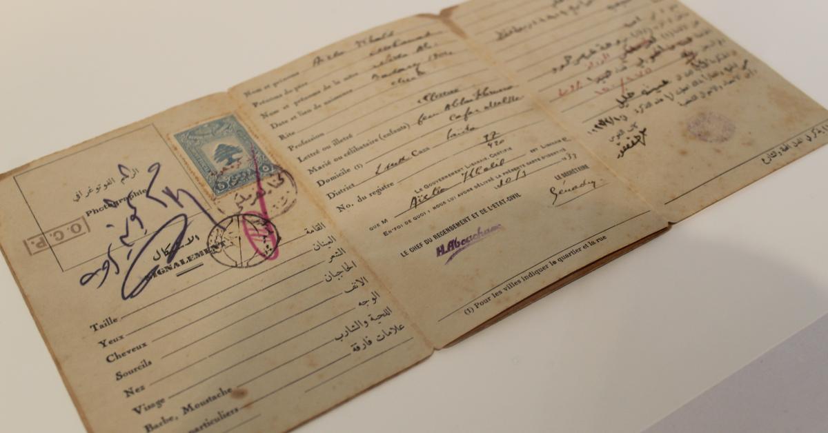 A century of Lebanese documents preserve shifting identities - AL ...
