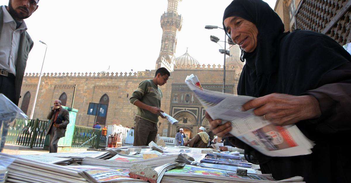Seized newspaper reads dark times for Egypt's press - AL-Monitor: The ...