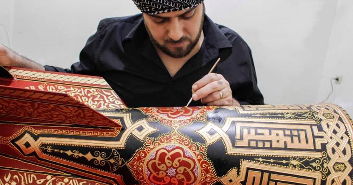 An artist's 'explosive' works convey hope amid death in Syria - AL ...