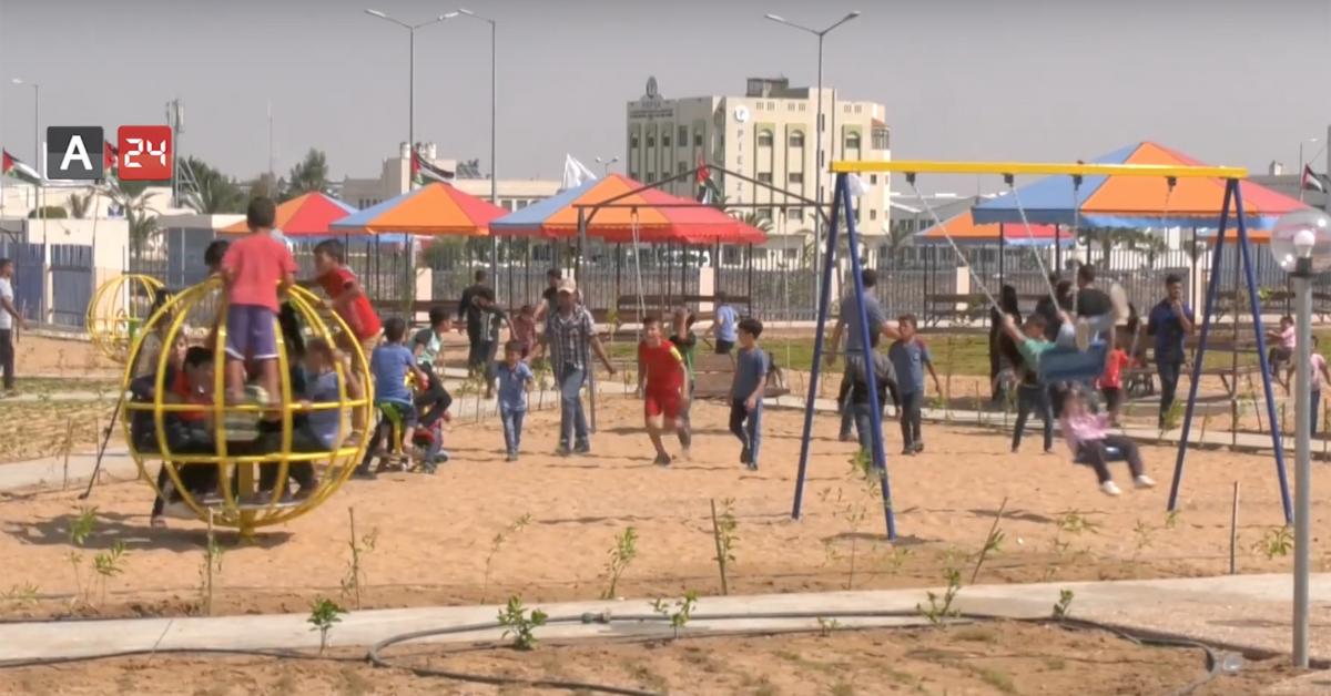 New park opens in Gaza near Israel border - AL-Monitor: The Middle ...